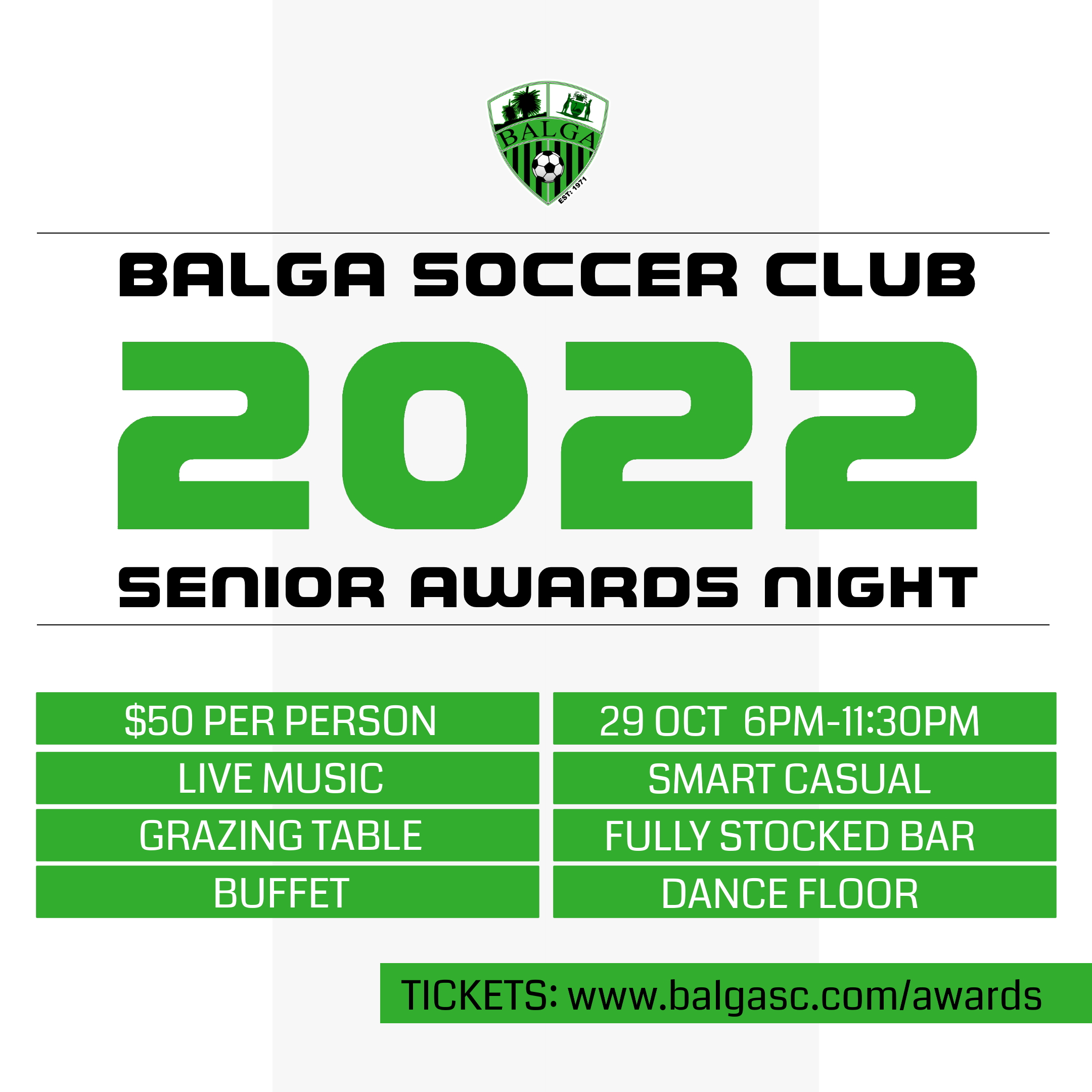 Balga SC Senior Awards Night 2022 - Balga Soccer and Social Club